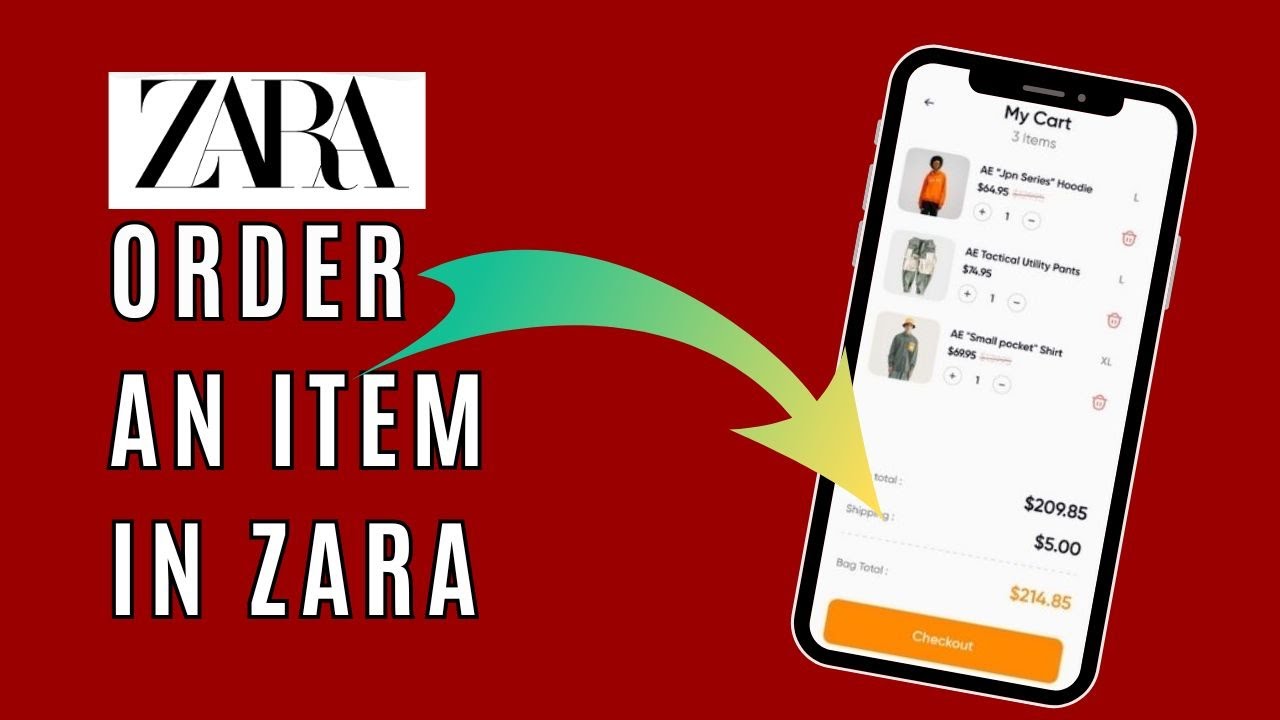 How to Order an item in Zara App 2024? - YouTube