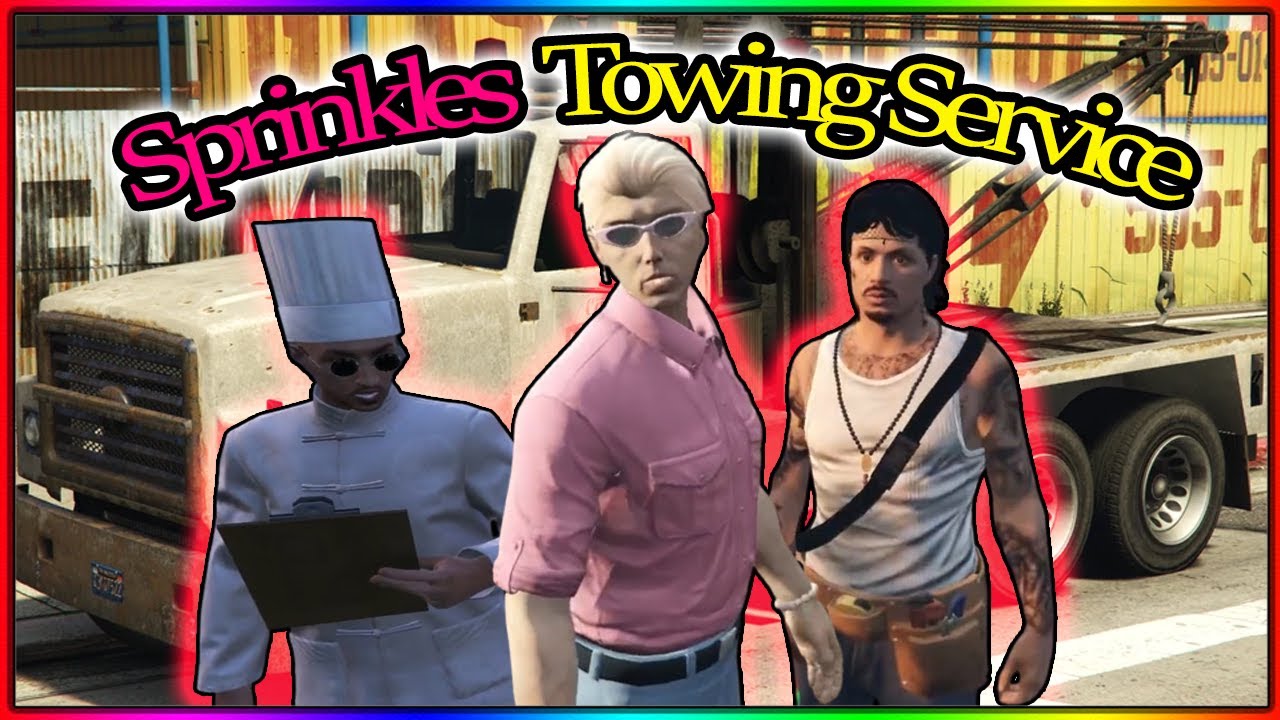 Sprinkles Towing Service | Fluent RP | DaddyGus99 - YouTube