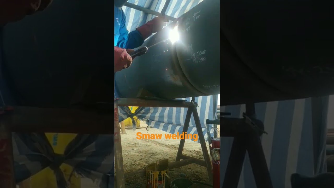 welding root smaw pipe - YouTube