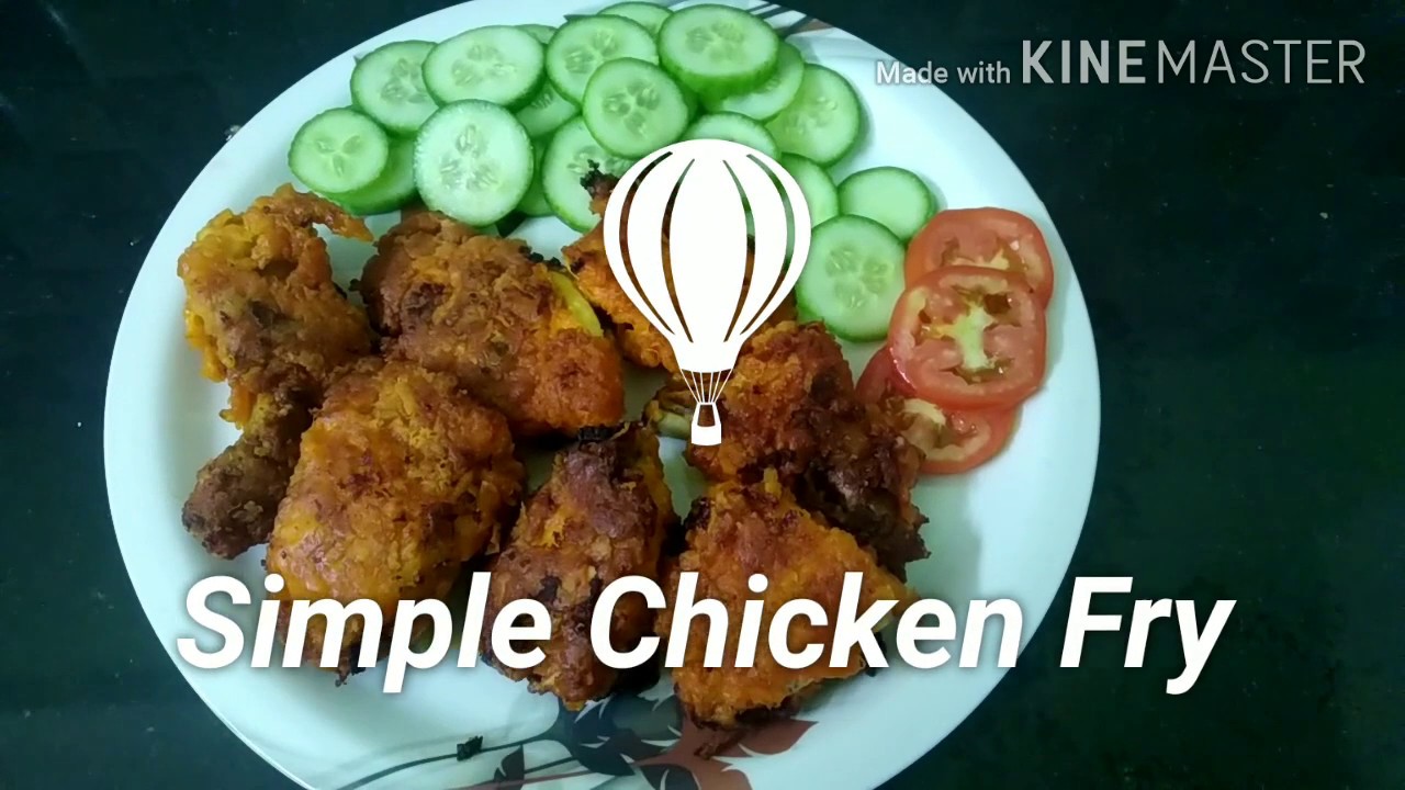 Simple Chicken Fry | Restaurant Style Chicken fry I Homemade Fry - YouTube