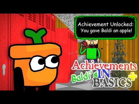 Achievements in Baldi's Basics Plus (BB+ V0.8.1 Mod) - YouTube