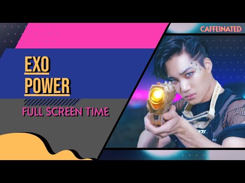 EXO 엑소 Power -  Full Screen Time Distribution [Color Coded]