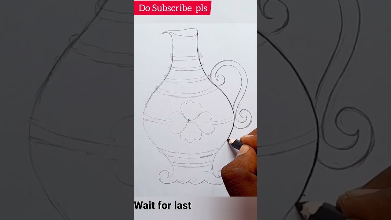 how to draw surahi #shorts #viral #drawing - YouTube