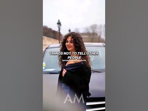 Things Not To Tell Other People 👰🌿 || Motivational quotes || Alpha ...