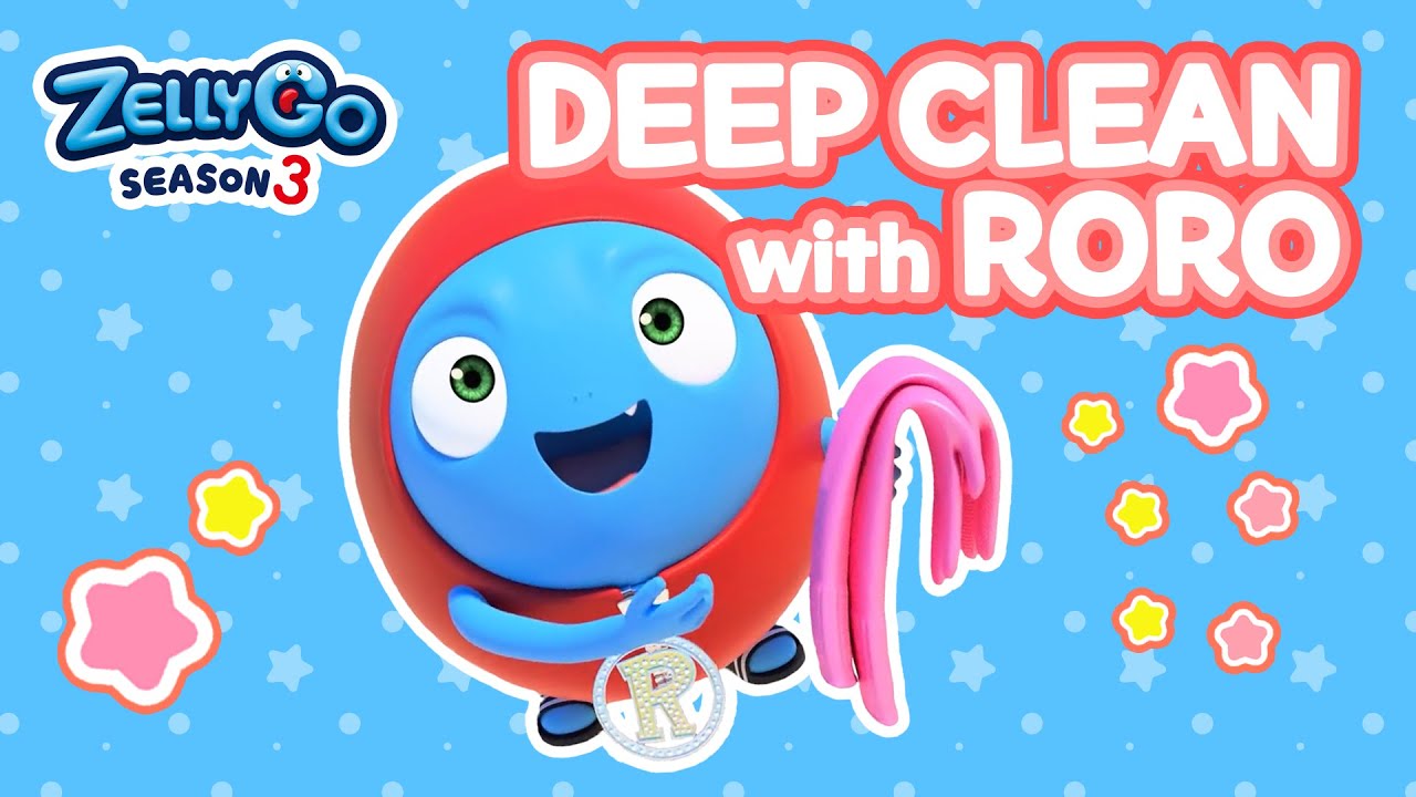 Deep clean with Roro..! 👽💥 | Family Kids Cartoons - YouTube
