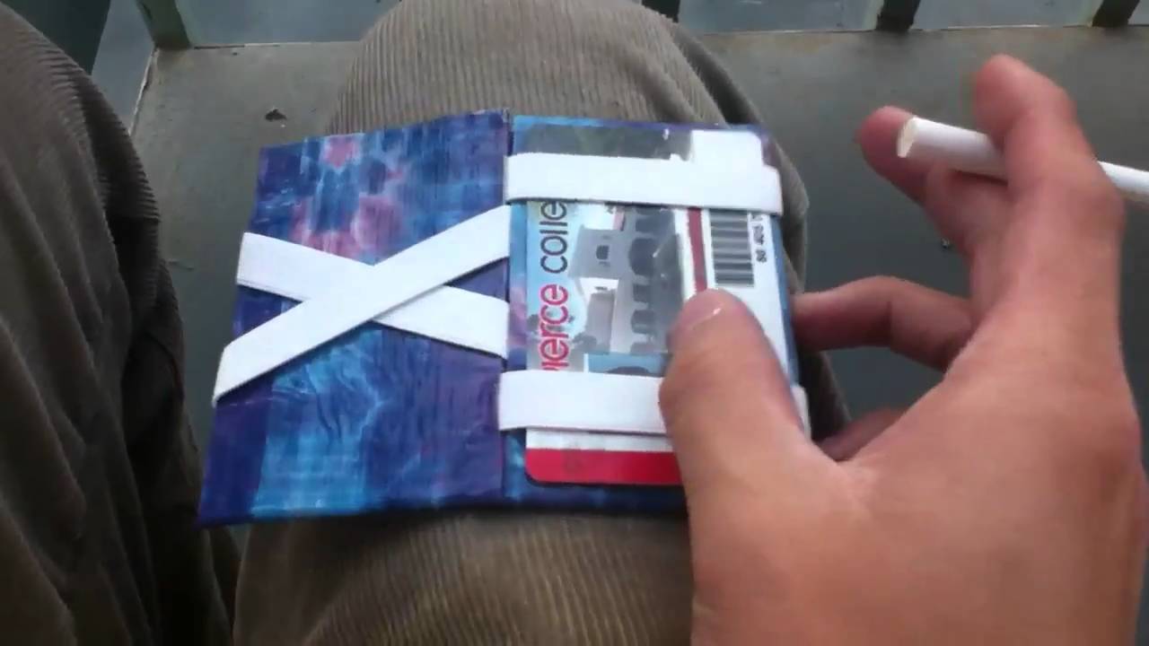 Homemade magic wallet - YouTube