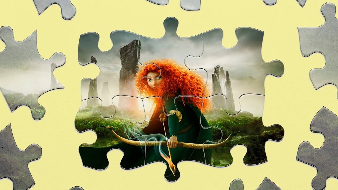 🧩 Let's Play Brave Cartoon Puzzle Game Online 🖥️ - YouTube