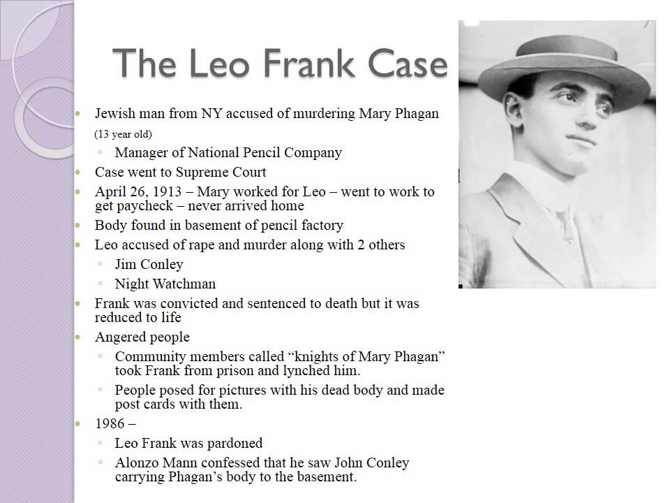 SS8H7a Leo Frank Case - New South - YouTube