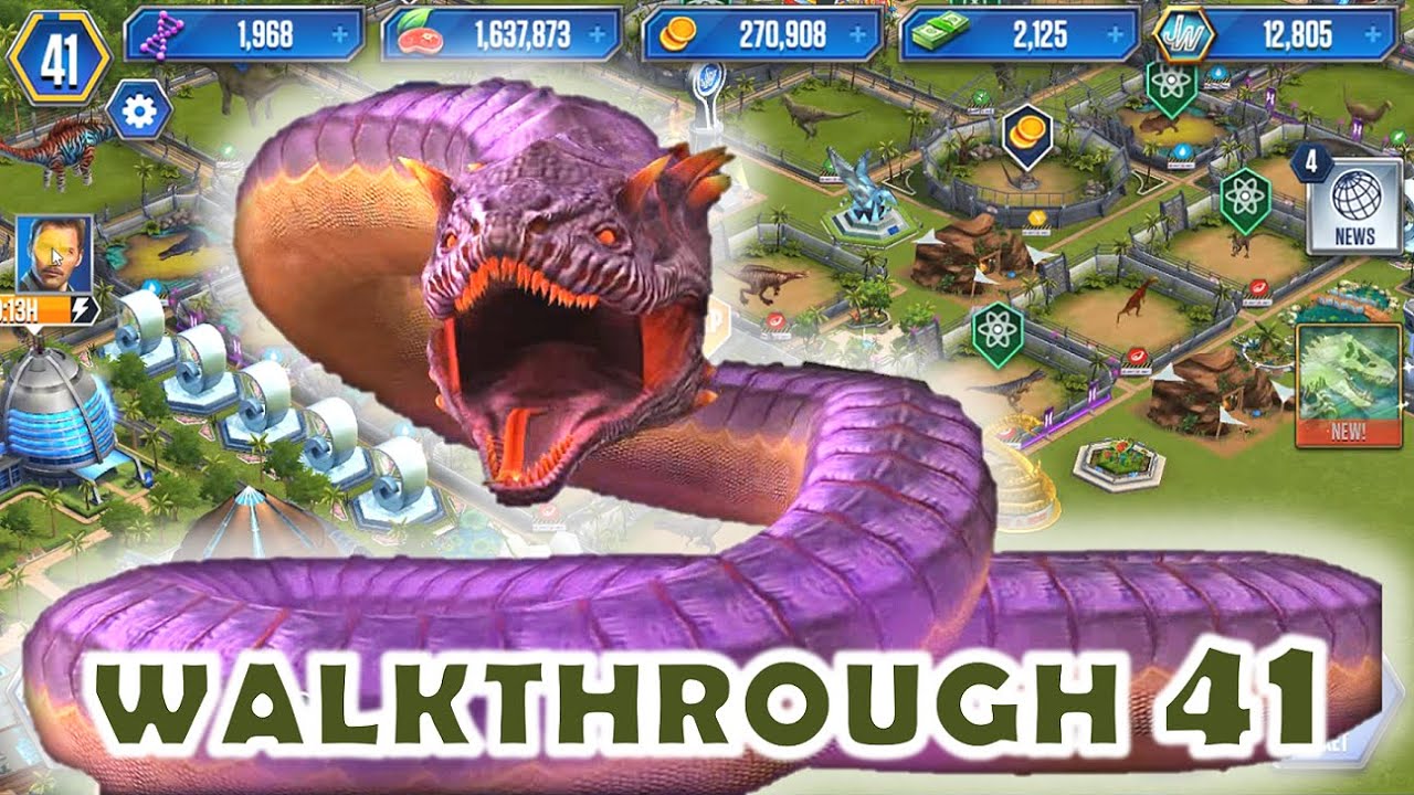 Jurassic World Game - Level 41 | Walkthrough - YouTube