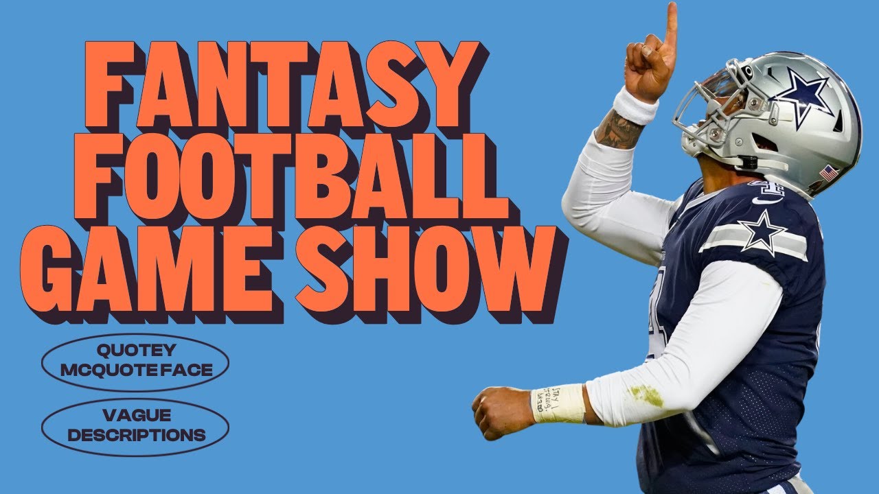 NFL Draft Quote Game & Vague Descriptions | Fantasy Football Game Show ...