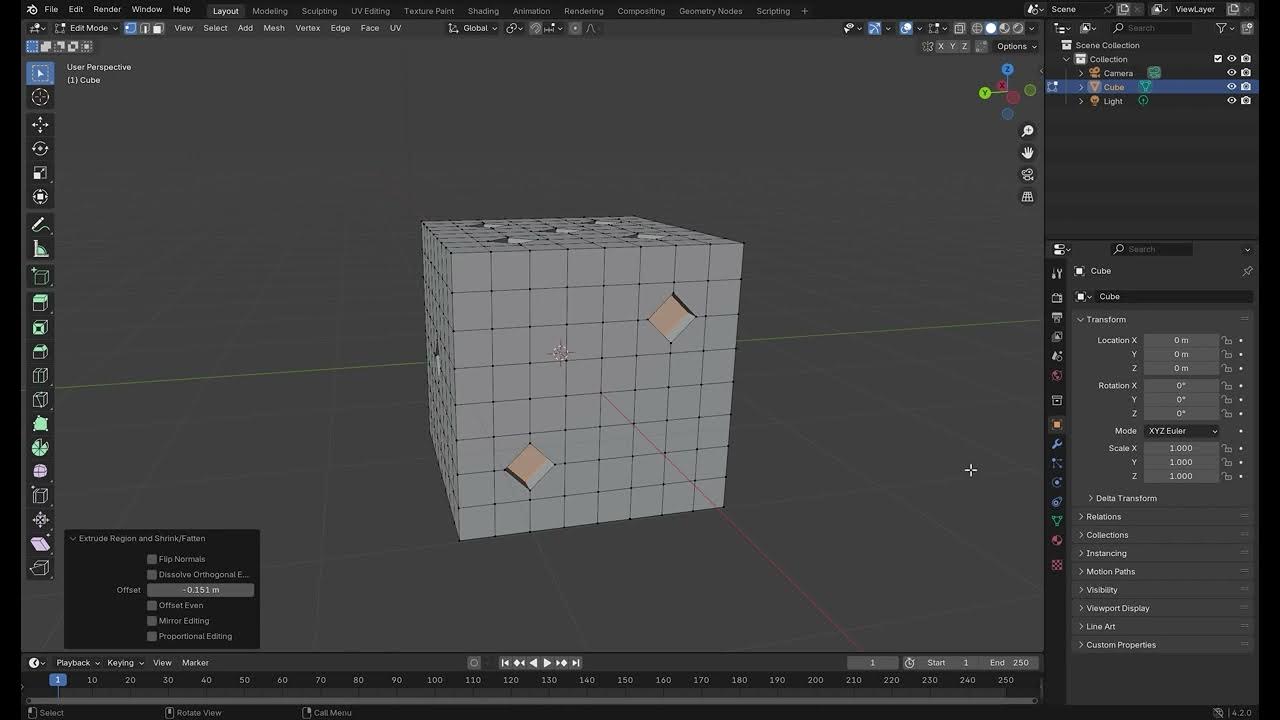 How to make Dice in Blender - YouTube