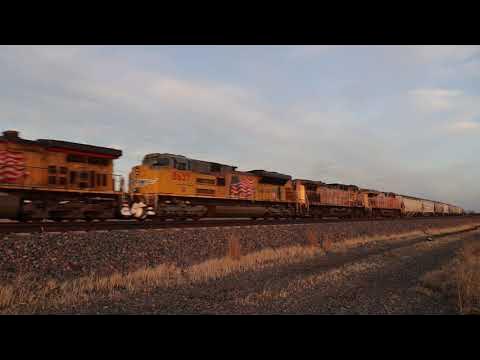 UP 6783 Westbound at MP 193.21 on UP's Kearney subdivision - YouTube