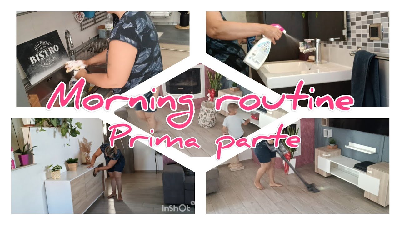 La mia morning routine. pulizia del primo piano. ( prima parte) - YouTube