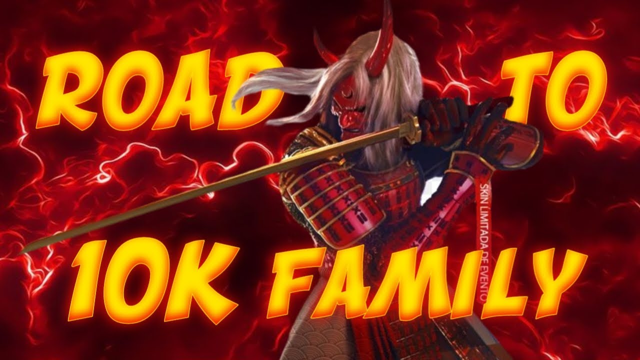 Road To 10K Family | FREE FIRE LIVE RANK PUSHING WITH SUBSCRIBERS ...