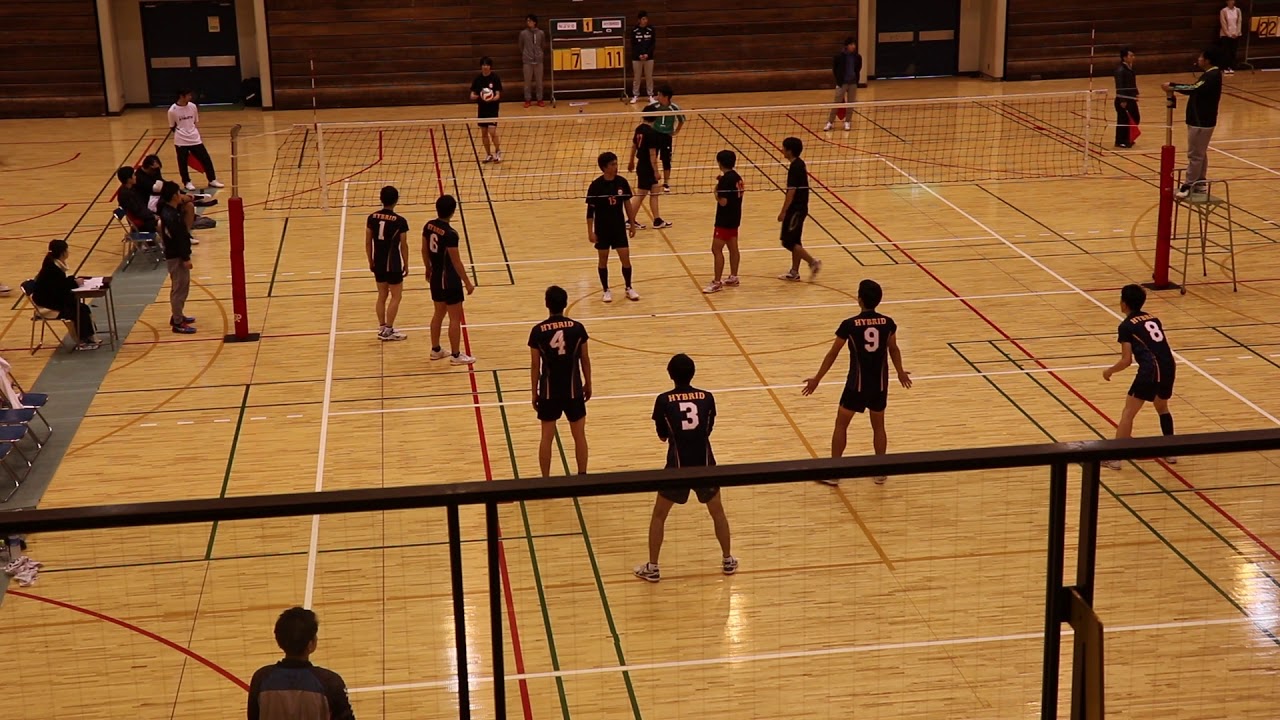 守口大会 NJVC VS HYBRID 2セット目 - YouTube