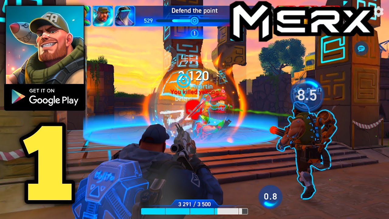 MerX: Multiplayer PvP shooter Gameplay Walkthrough Part 1 (Android ...