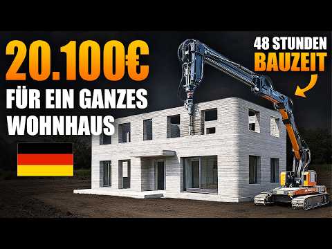 Preissturz 2026: 3D-Druck revolutioniert jetzt Hausbau?