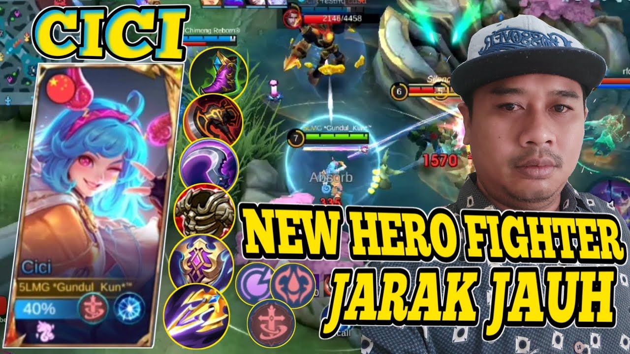 REVIEW NEW HERO FIGHTER CICI, SET BUILD AND EMBLEM BY R7, FIGHTER ...