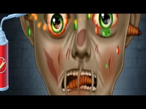 ASMR Turning zombies into human and reinstalling their features - YouTube