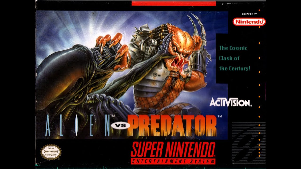 SNES Lets play Zagrajmy w Aliens vs Predator 01 - YouTube