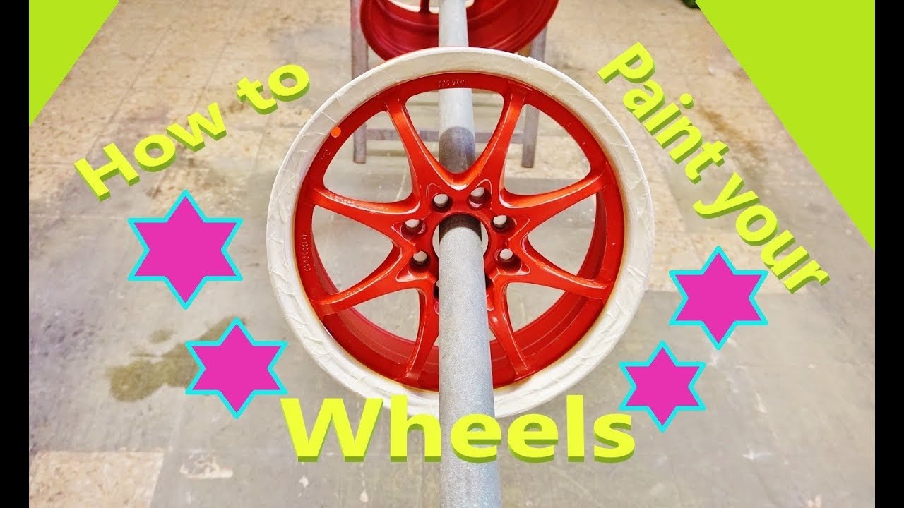 How to paint your car wheels - rims -- DIY painting project - YouTube
