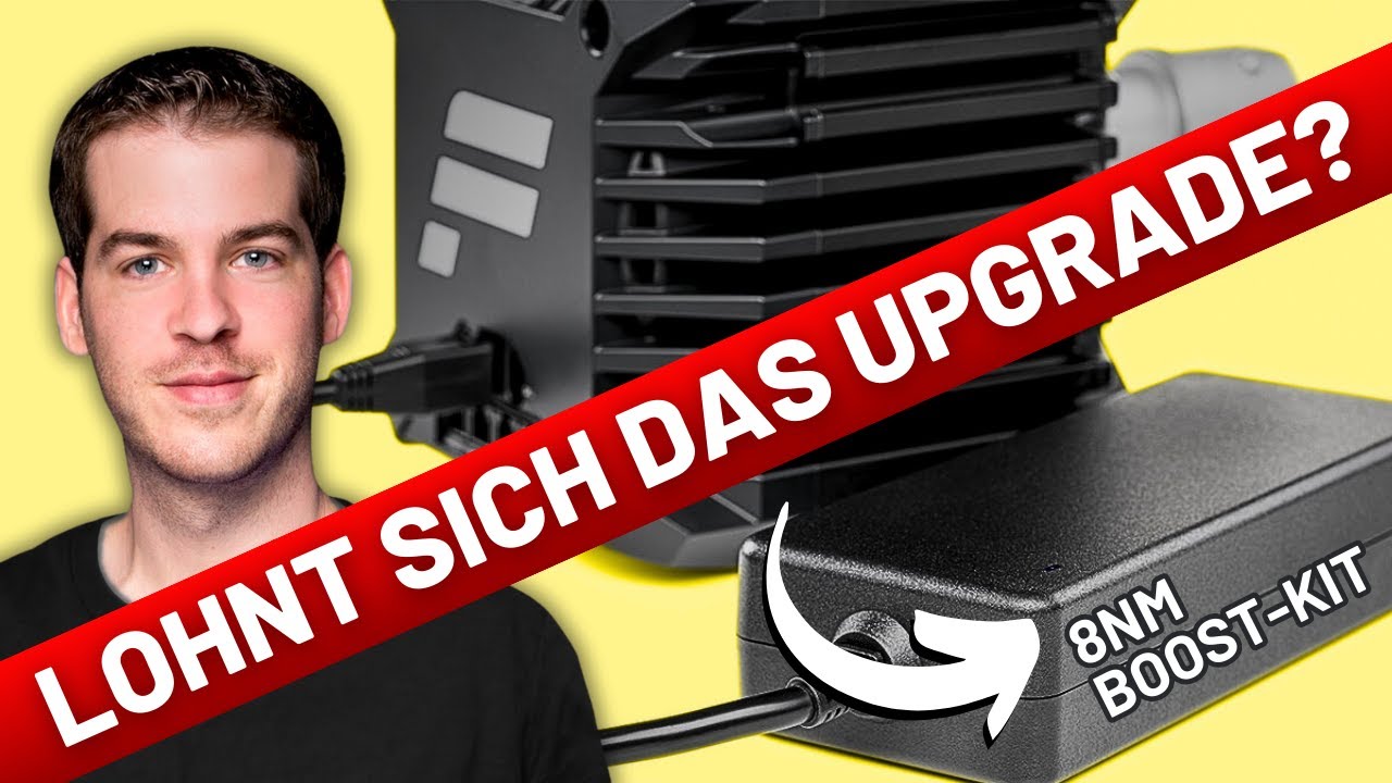 Fanatec CSL DD 5NM vs 8NM Boost Kit - lohnt sich das Upgrade? - YouTube