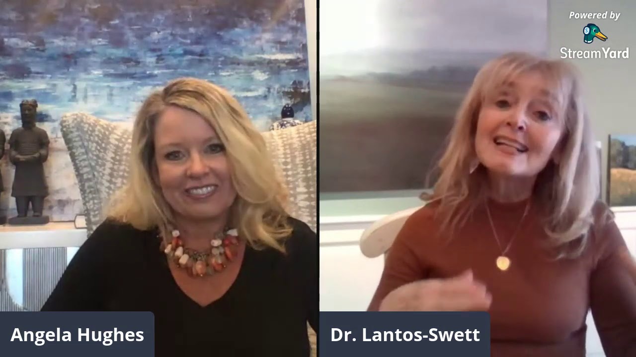 Angela Hughes chats with Katrina Swett, Pres of the Lantos Foundation ...