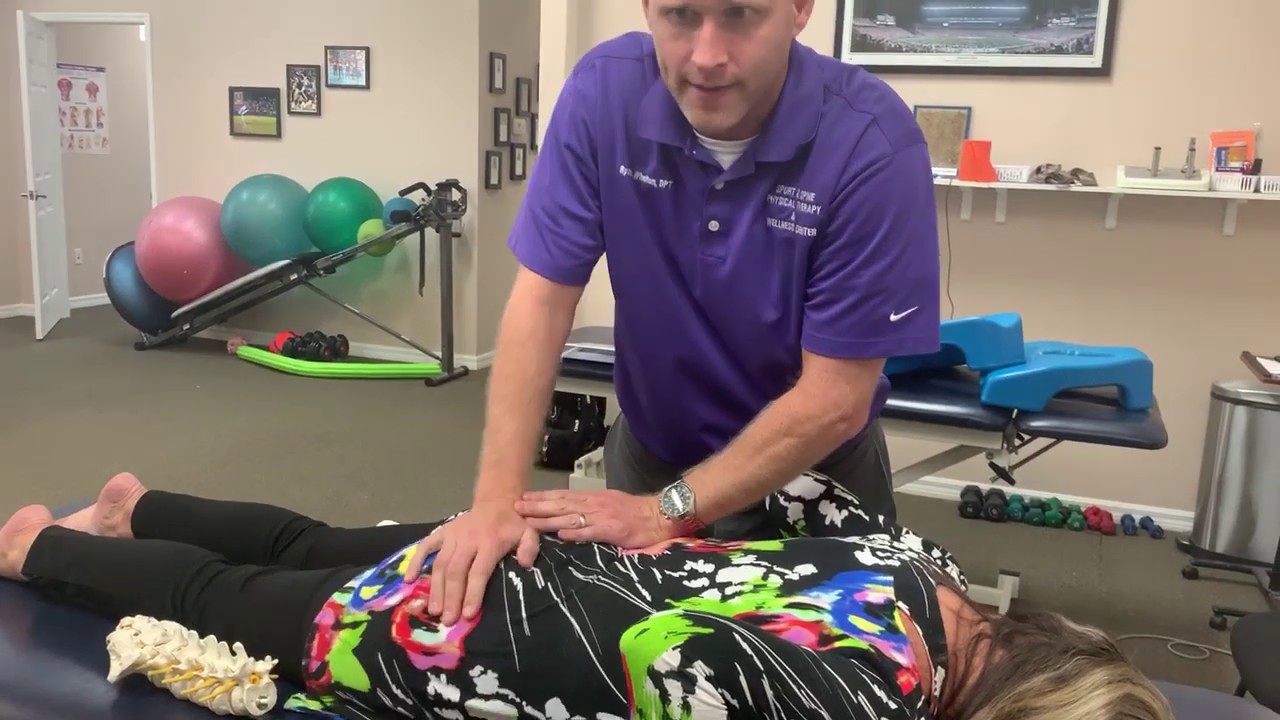 How to Relieve Low Back Pain From a Sacral Shear - YouTube