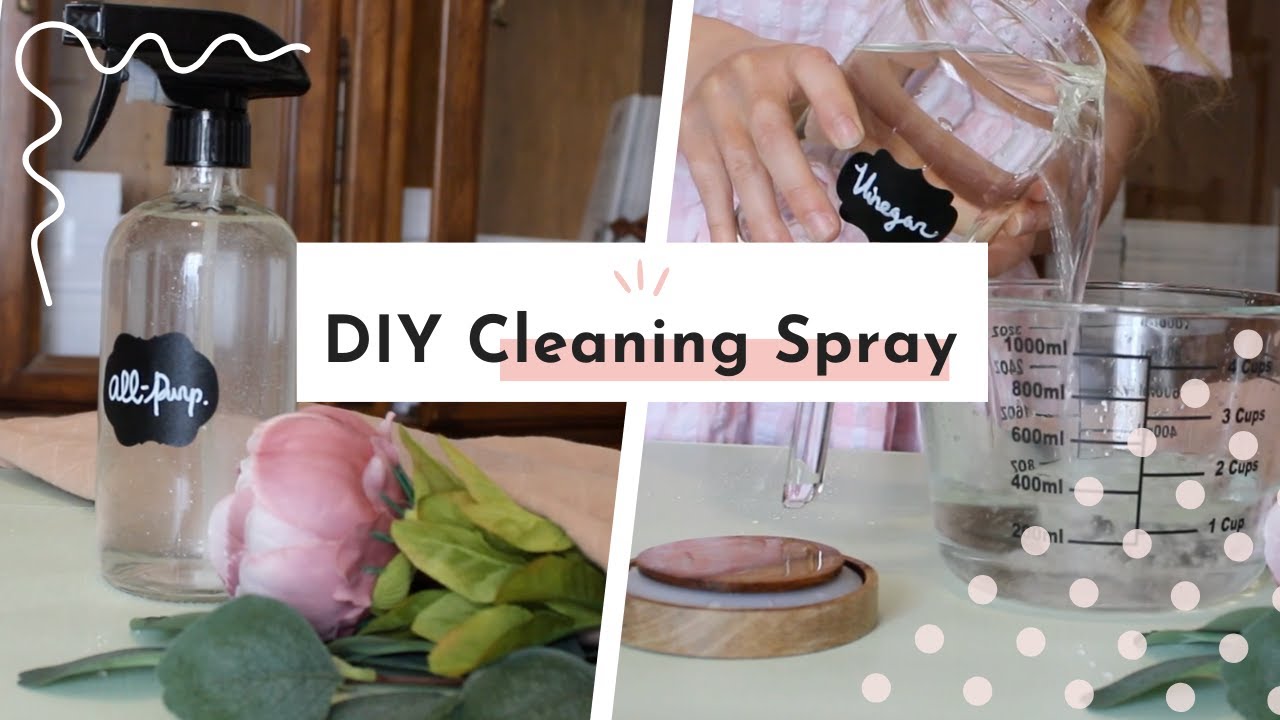 DIY Natural Cleaning Spray Recipe | Non-Toxic Cleaning Guide - YouTube