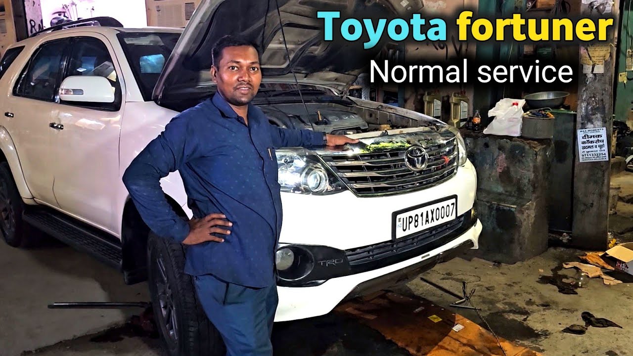 Toyota fortuner normal service by @mukeshchandragond - YouTube