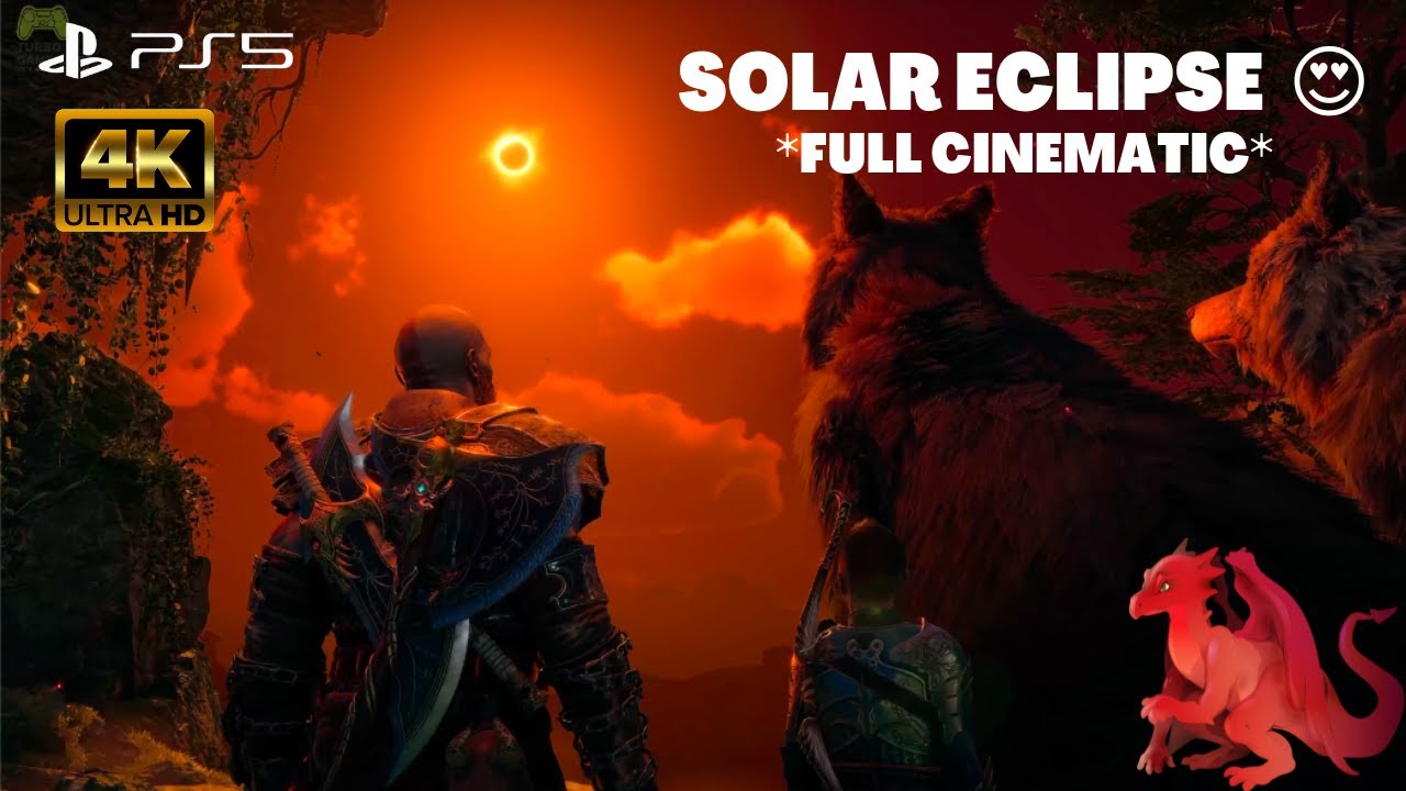 Solar Eclipse in God of War: Ragnarok 🔥 | 4K 60 FPS | PS5 - YouTube