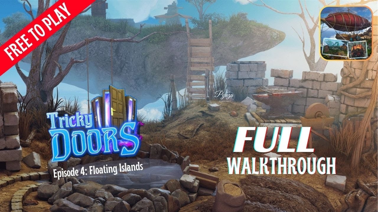Tricky Doors Level 4 Floating Islands Walkthrough - YouTube