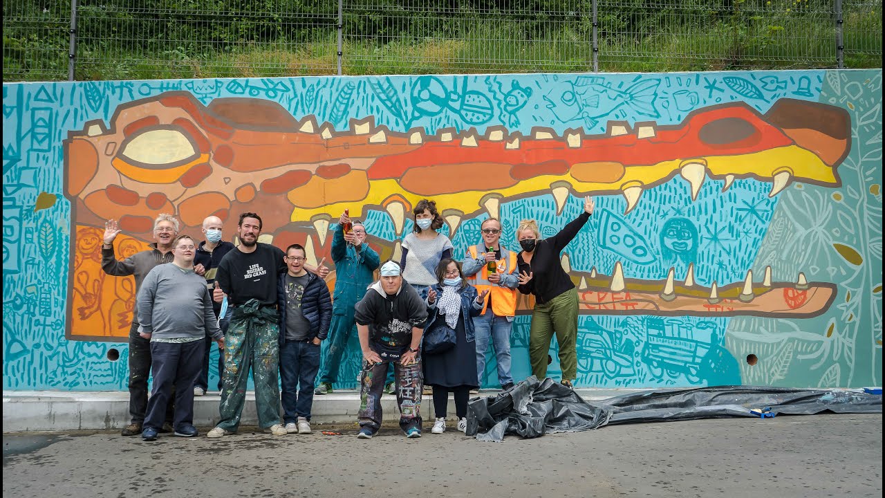 Psoman x Créahm: le Crocodile (making of) - YouTube