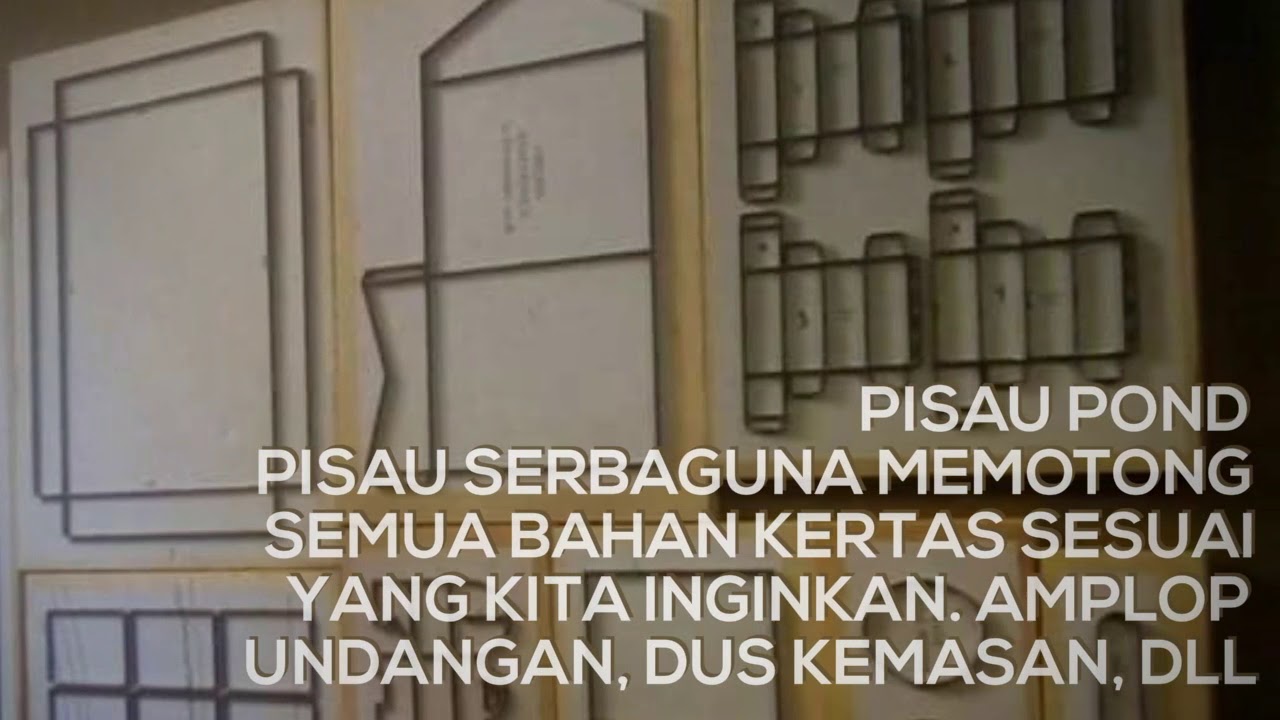 pisau pond untuK potong kemasanl - YouTube