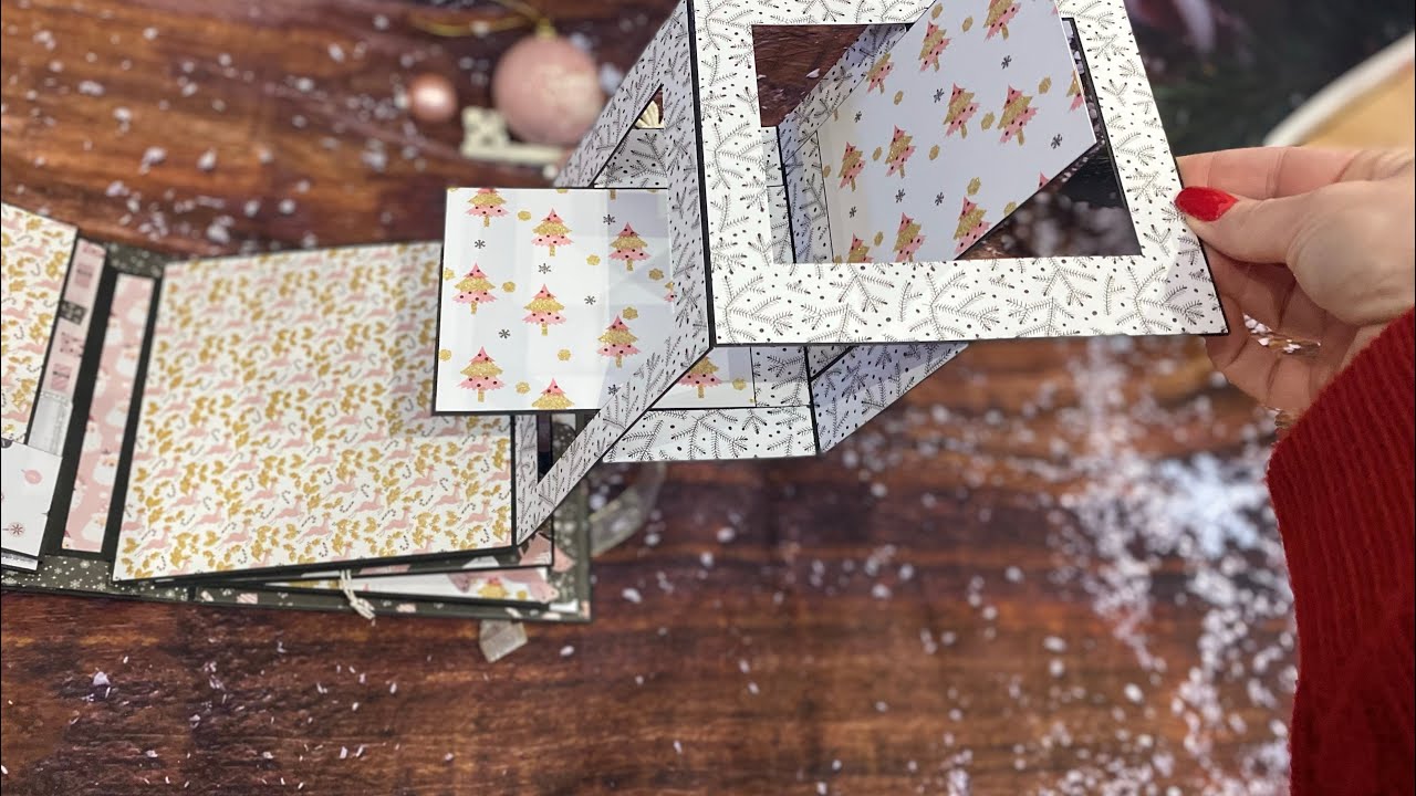 🎀🎀Tutoriel #29 Album Scrapbooking pop-up🎀🎀 - YouTube