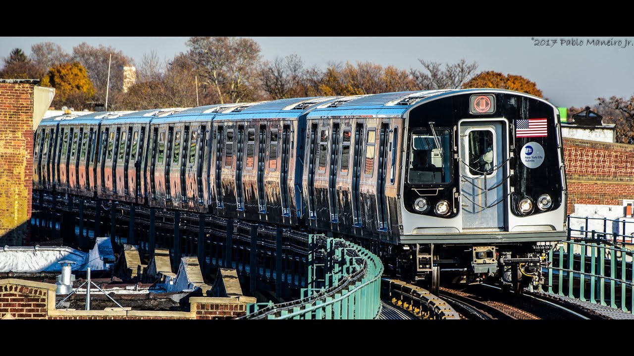 NYC Subway R179 Debut Week - #3065 on the (J) arriving into Van Siclen ...