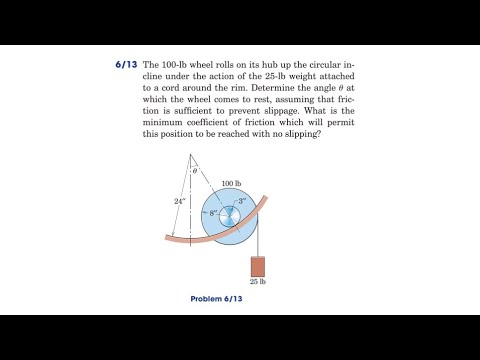 เฉลย Engineering Mechanics Statics Meriam, 7th Edition | Friction 6/13 ...