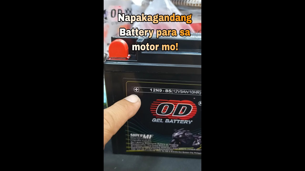 OD Battery Model 12N9-BS unboxing and review #motorcyclebatteries # ...