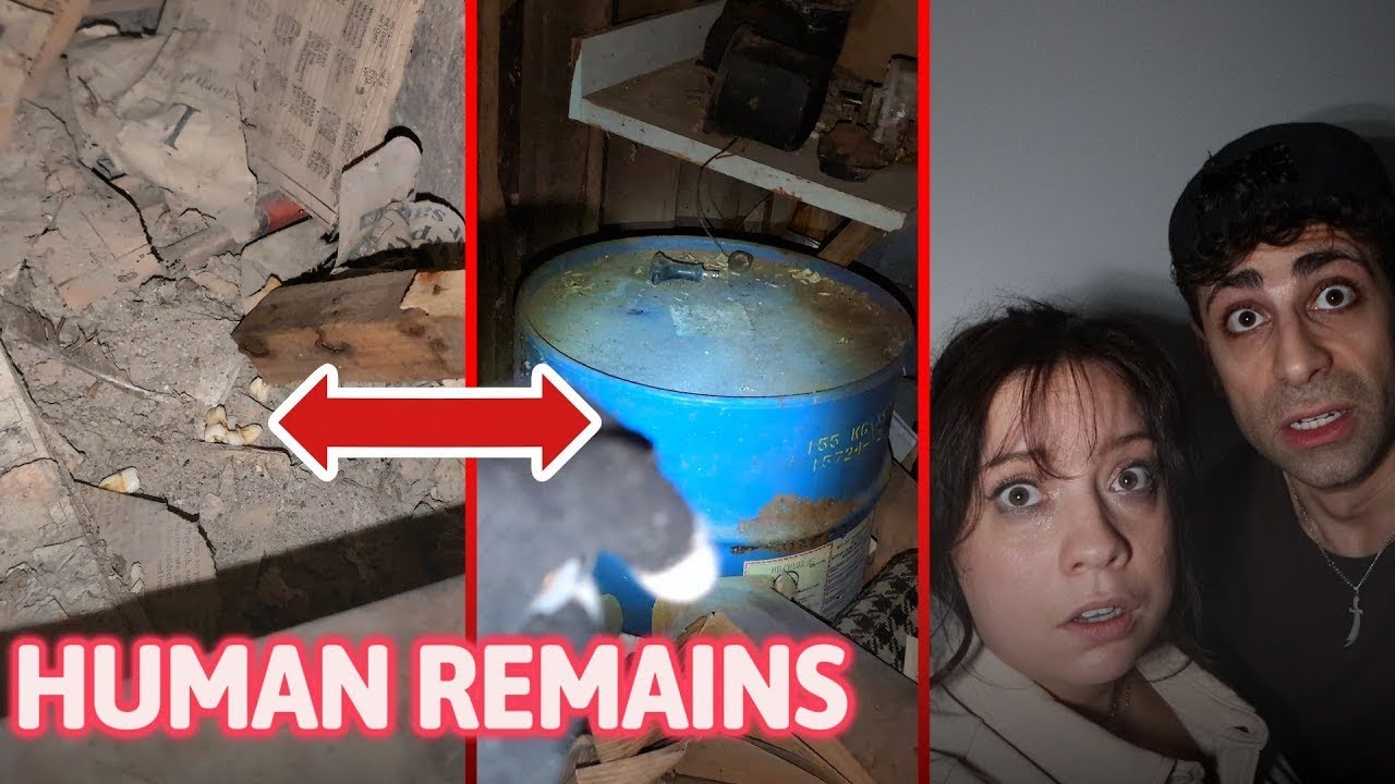 HUMAN REMAINS FOUND INSIDE OF ABANDONED HAUNTED HOUSE! - YouTube