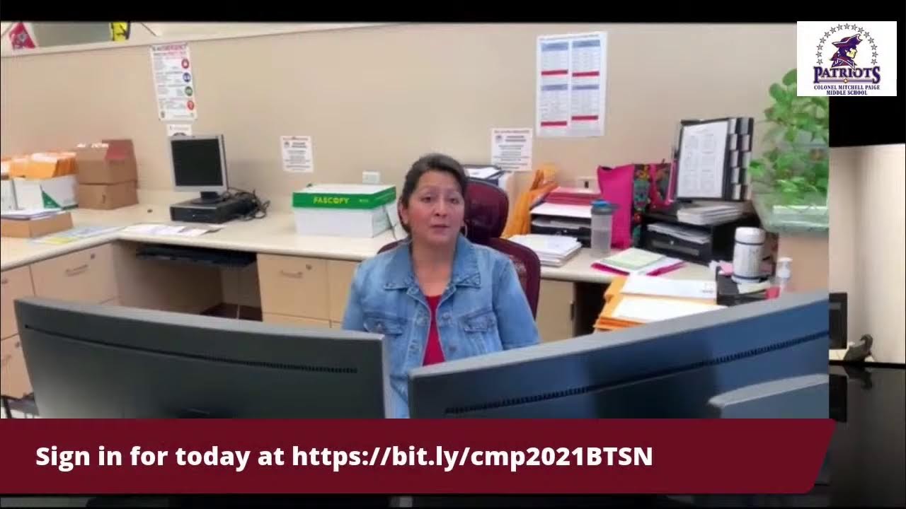 2021 Colonel Mitchell Paige Middle School Back to School Night - YouTube