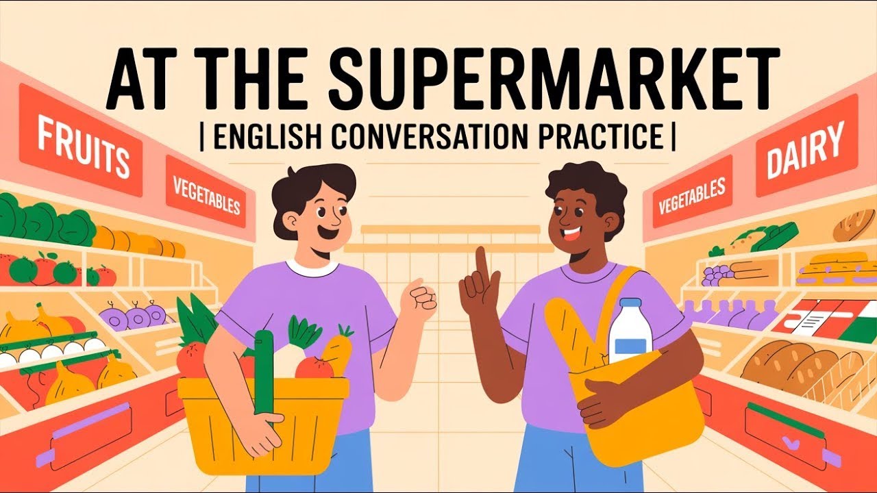 At the Supermarket Essential English for Grocery Shopping English ...