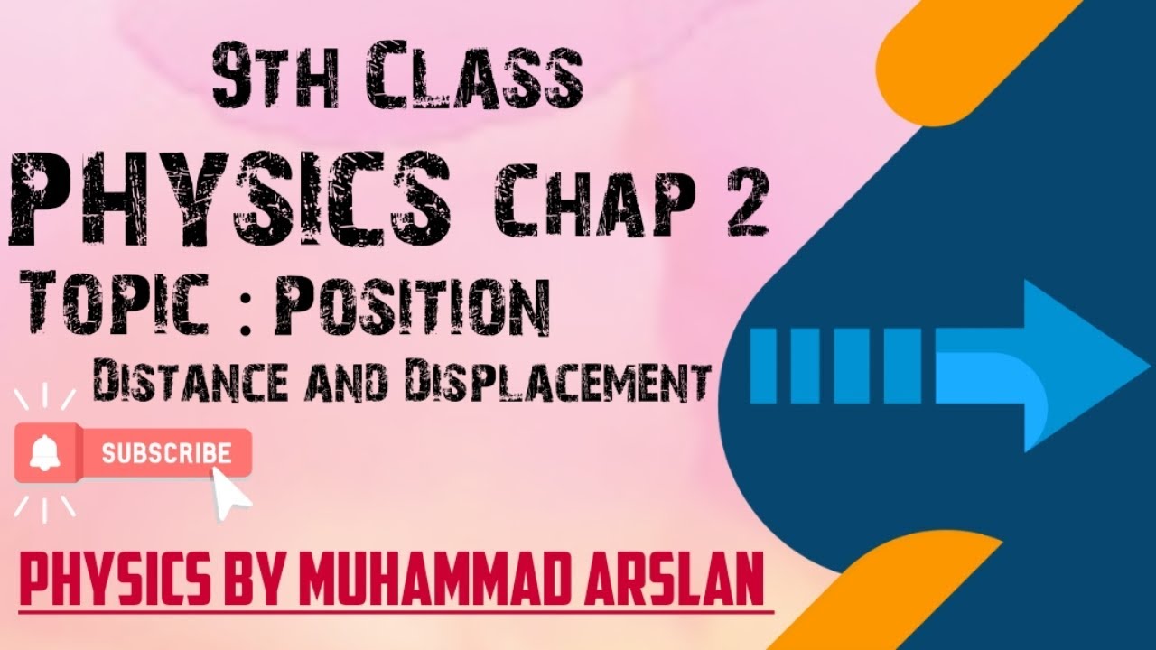 9th Class | Physics | Chap 2 | Topic |Position, Distance And ...