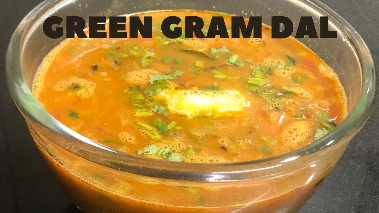 Green Gram Dal | Pachai Payaru Kulambu in tamil | Green Moong Dal ...