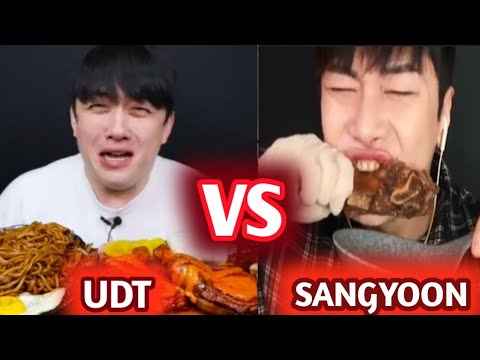 #UDT VS SANGYOON #UDTMUKHBANG.#SANGYOON #WHO IS THE MOST DRAMATIC ? . # Funny mukhbang ...