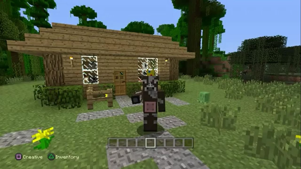 Minecraft Build EASY OAK WOOD CABIN! - YouTube