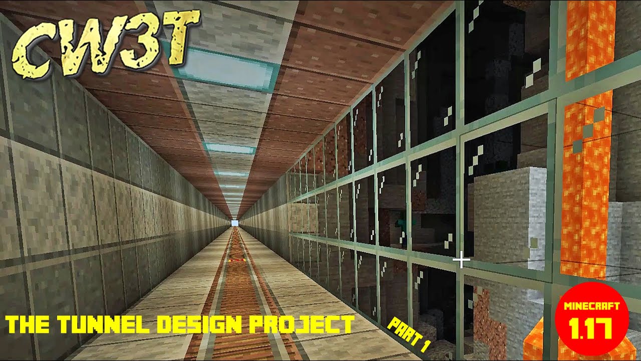 Minecraft - The tunnel design project (part 1) - YouTube