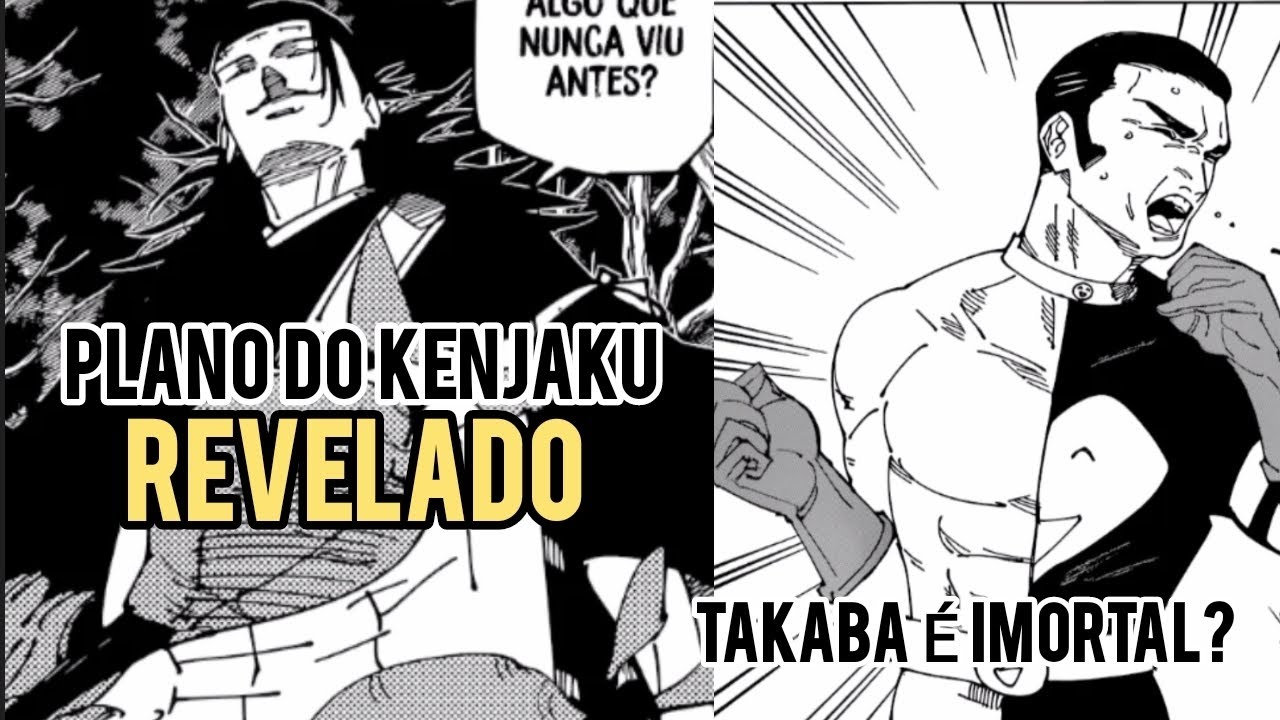 JUJUTSU KAISEN 239 - O VERDADEIRO PLANO DO KENJAKU E TAKABA VAI VENCER ...