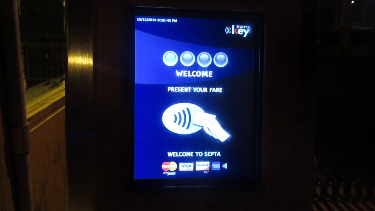 SEPTA Key Card Machine at Delaware Valley University - YouTube