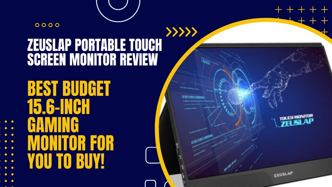 ZEUSLAP Portable Touch Screen Monitor Review – Best Budget 15.6-inch ...