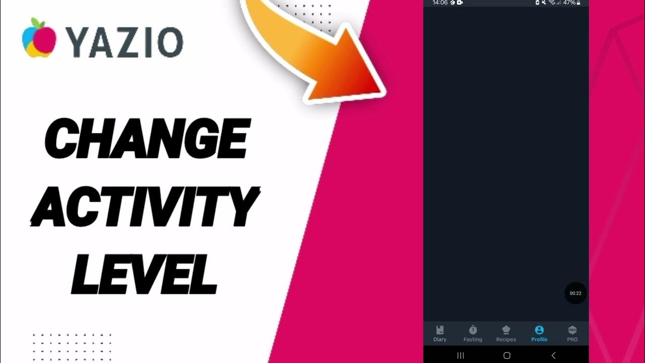 How To Change Activity Level On Yazio App 2025 - YouTube